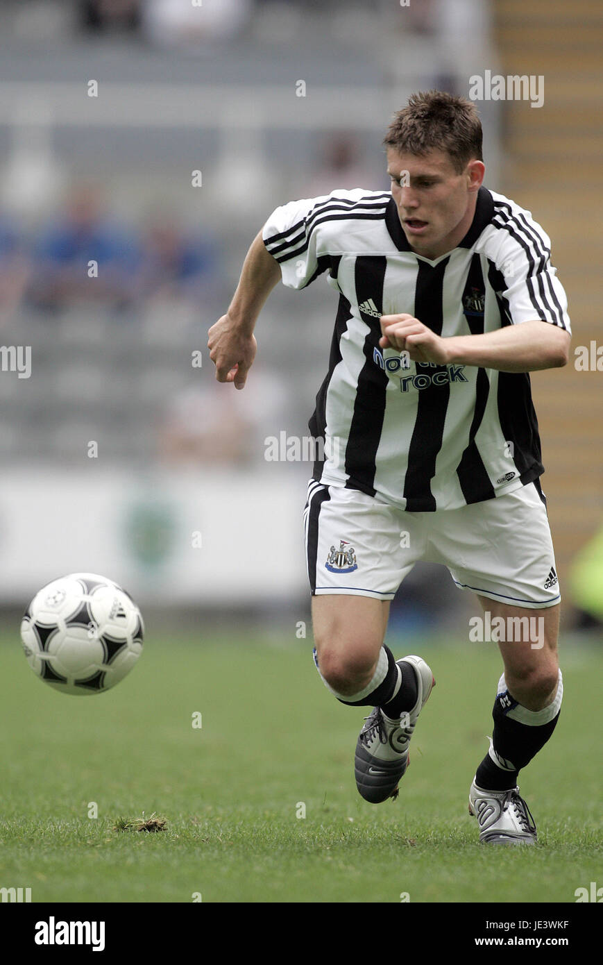 JAMES MILNER NEWCASTLE UNITED FC ST JAMES PARK NEWCASTLE ENGLAND 01 ...
