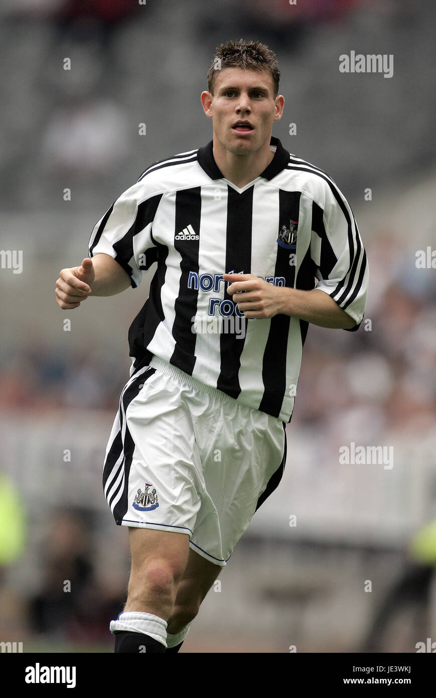 JAMES MILNER NEWCASTLE UNITED FC ST JAMES PARK NEWCASTLE ENGLAND 01 ...