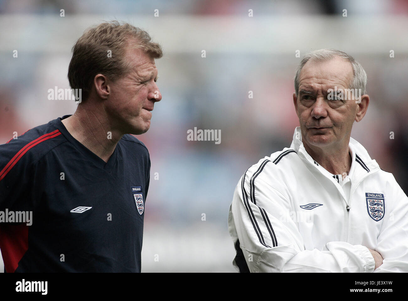 TORD GRIP & STEVE MCCLAREN ENGLAND COACHING STAFF CITY OF MANCHESTER ...