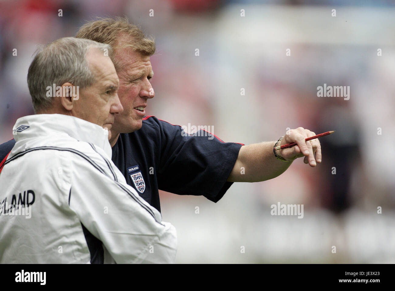 TORD GRIP & STEVE MCCLAREN ENGLAND COACHING STAFF CITY OF MANCHESTER ...