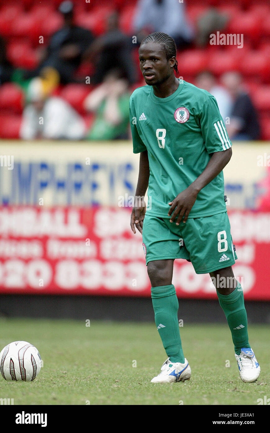 CHRISTIAN OBODO NIGERIA THE VALLEY CHARLTON ENGLAND 29 May 2004 Stock ...