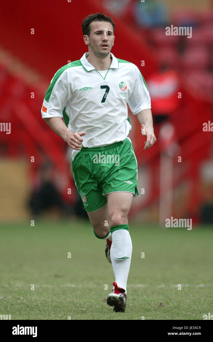 LIAM MILLER REP OF IRELAND & MANCHESTER UT THE VALLEY CHARLTON ENGLAND ...