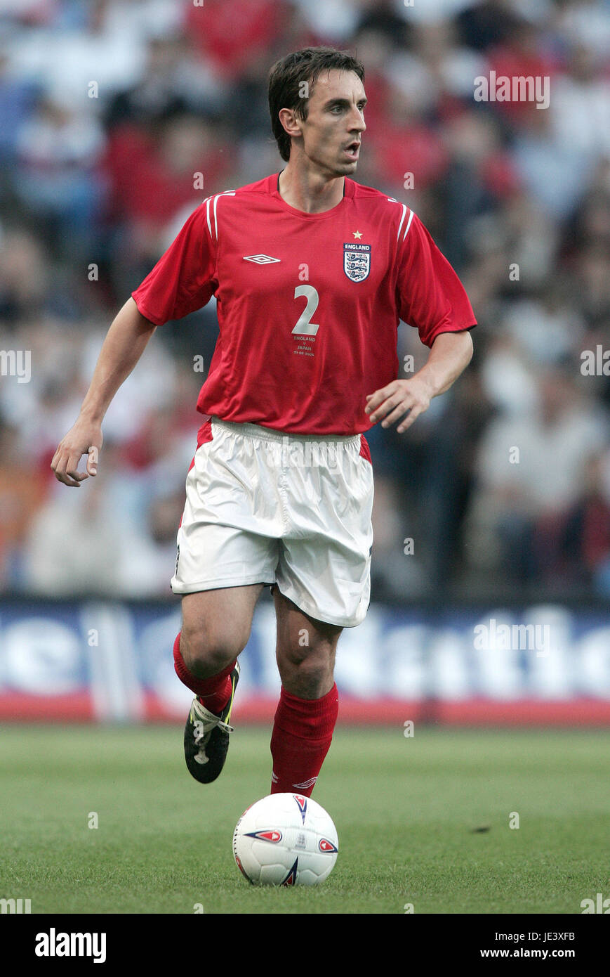 GARY NEVILLE ENGLAND & MANCHESTER UNITED FC THE CITY OF MANCHESTER ...