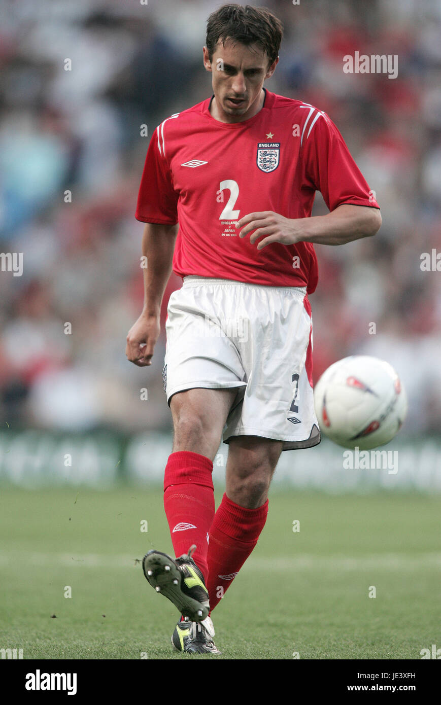 GARY NEVILLE ENGLAND & MANCHESTER UNITED FC THE CITY OF MANCHESTER ...