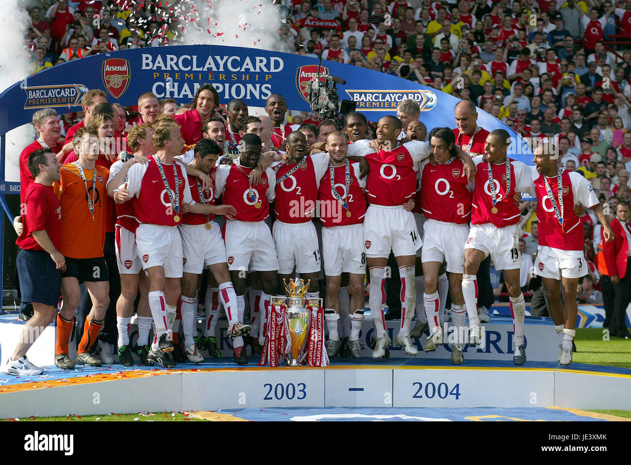 Arsenal premiership champions arsenal premiership hi-res stock ...