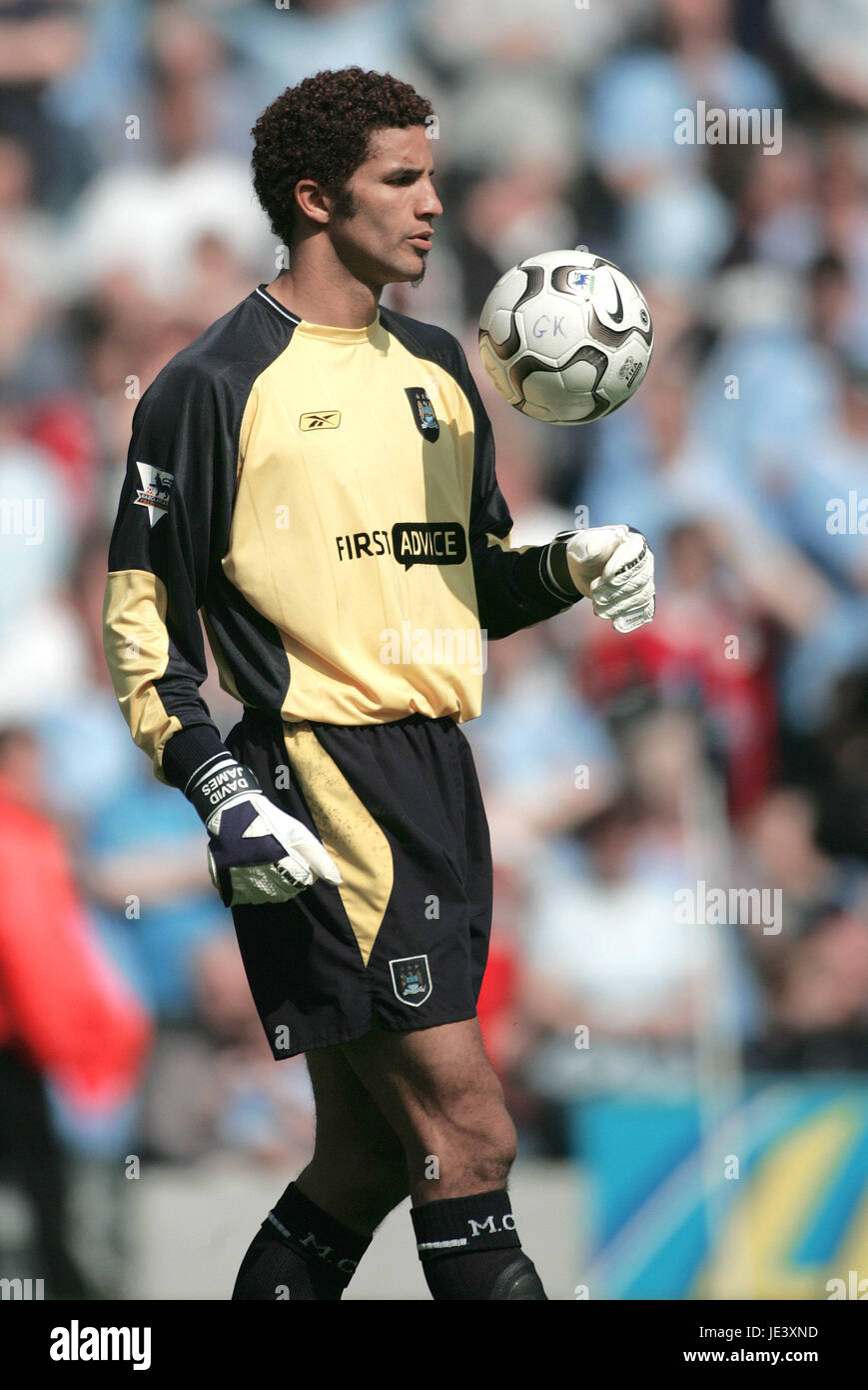DAVID JAMES MANCHESTER CITY FC THE CITY OF MANCHESTER STADIUM ...