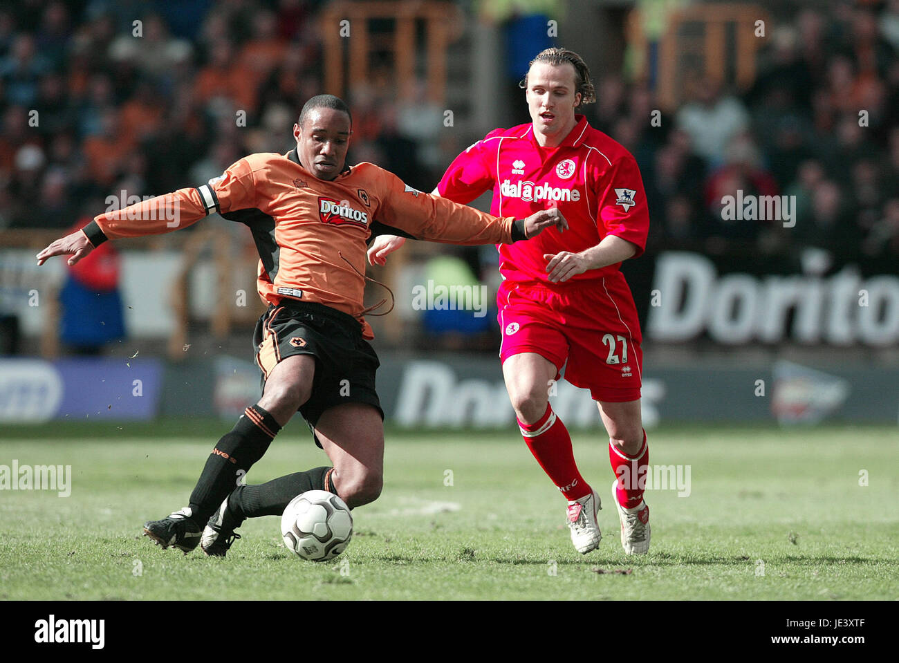 PAUL INCE & BOUDEWIJN ZENDEN WOLVES V MIDDLESBROUGH MOLINEUX ...