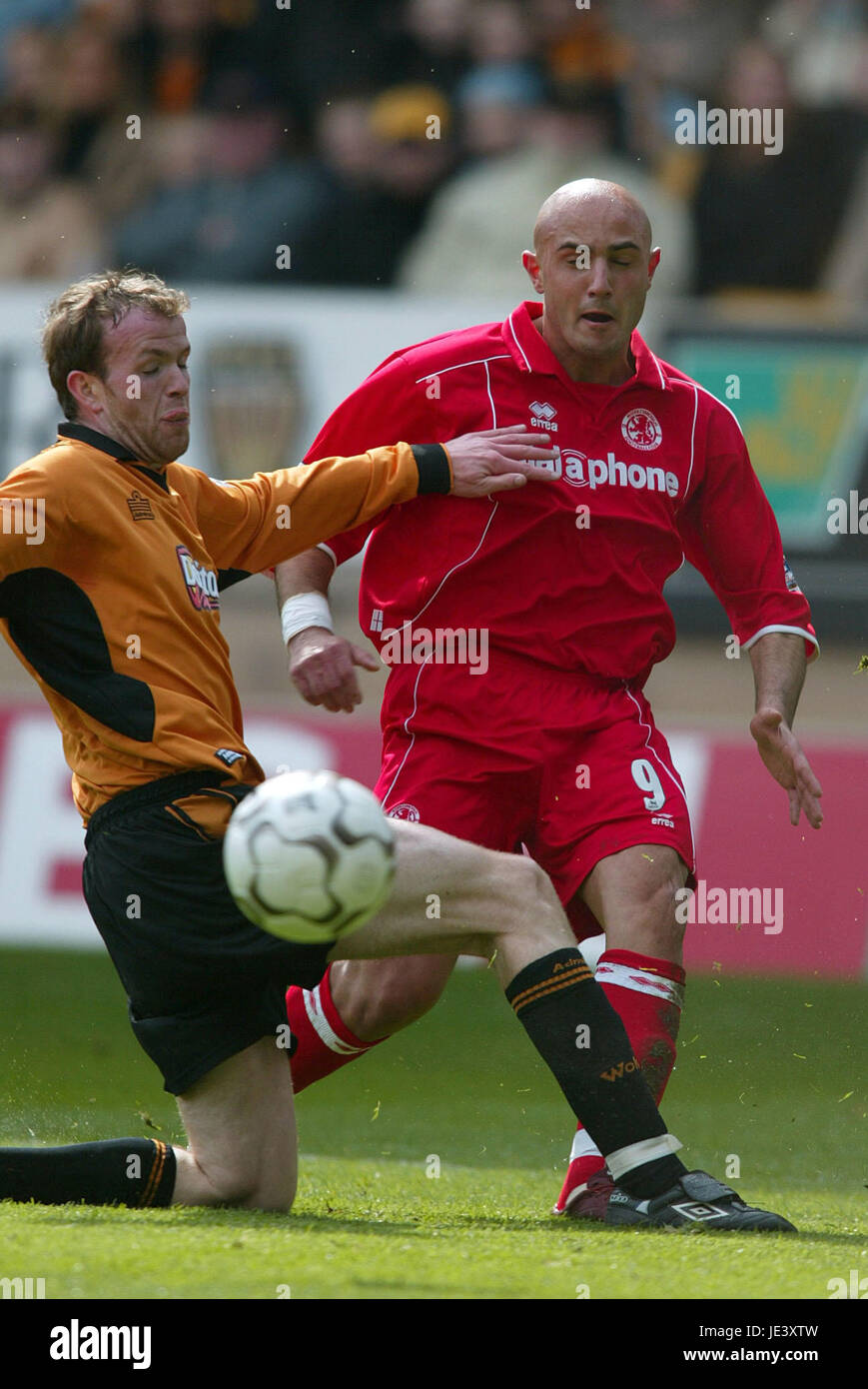 MASSIMO MACCARONE & MARK CLYDE WOLVES V MIDDLESBROUGH MOLINEUX ...