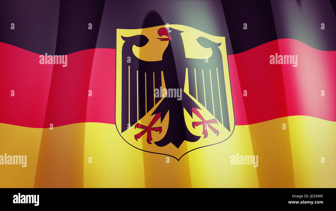 Germany Flag close up waving Stock Photo - Alamy