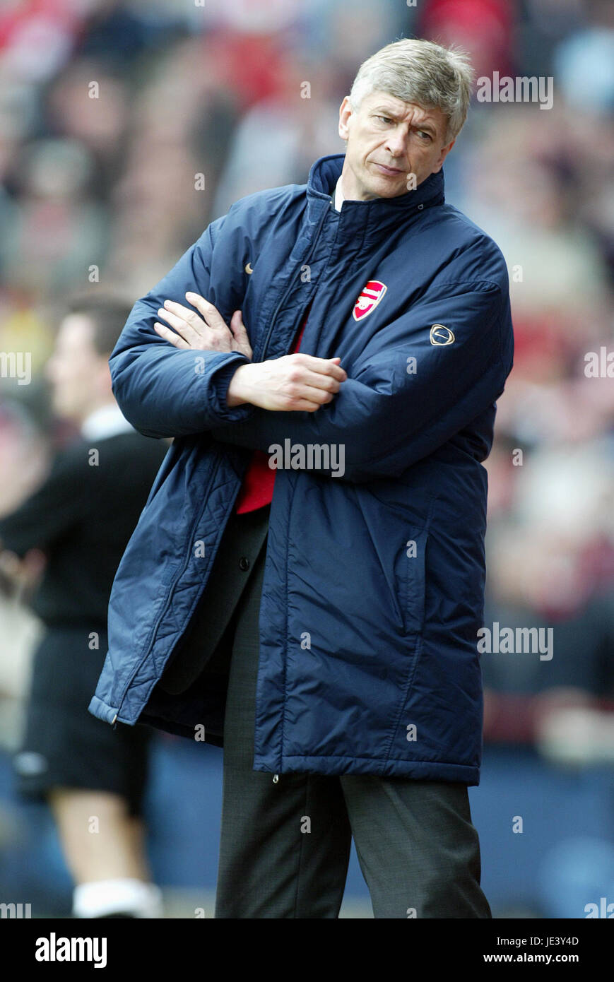 ARSENE WENGER ARSENAL FC MANAGER VILLA PARK ASTON BIRMINGHAM ENGLAND 03 ...