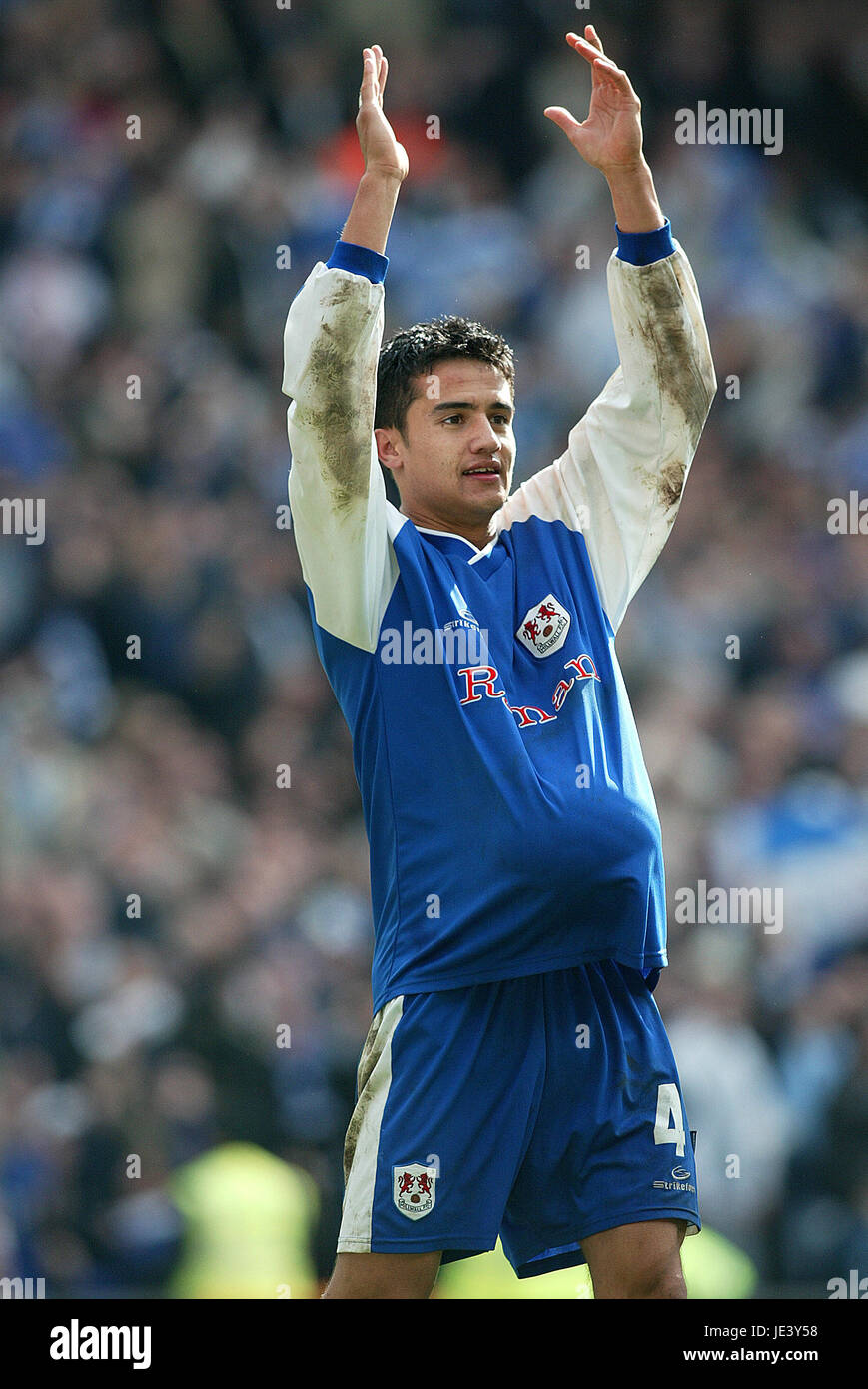 TIM CAHILL SUNDERLAND V MILLWALL OLD TRAFFORD MANCHESTER ENGLAND 03 ...
