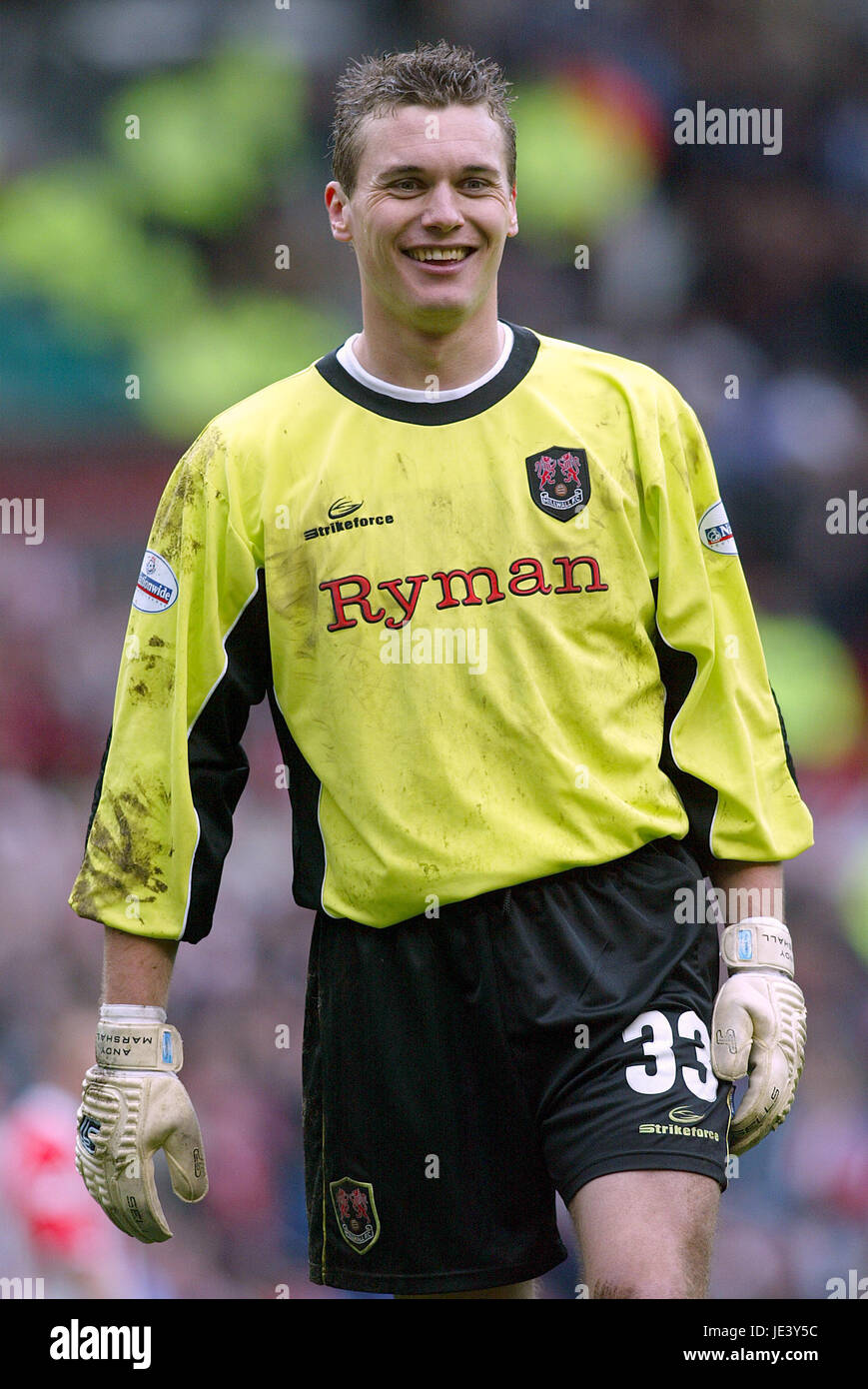 ANDY MARSHALL MILLWALL FC OLD TRAFFORD MANCHESTER ENGLAND 03 April 2004 ...