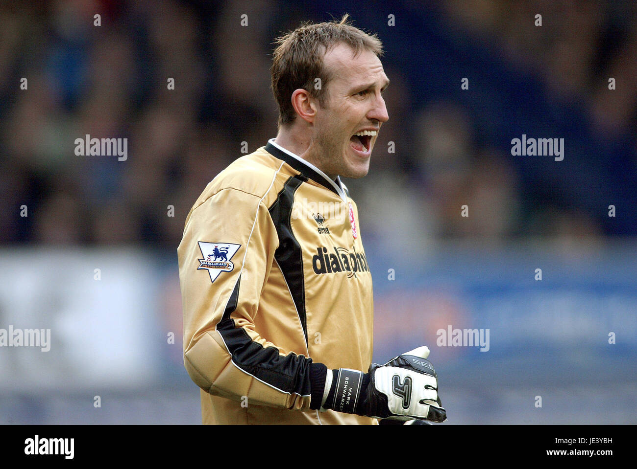 MARK SCHWARZER MIDDLESBROUGH FC GOODISON PARK LIVERPOOL ENGLAND 27 ...