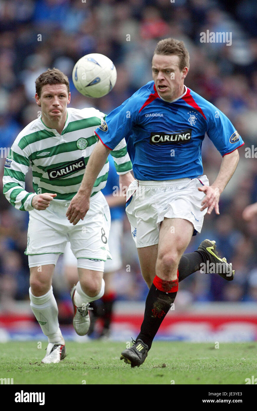 GAVIN RAE & ALAN THOMPSON RANGERS V CELTIC FC IBROX GLASGOW SCOTLAND 28 ...