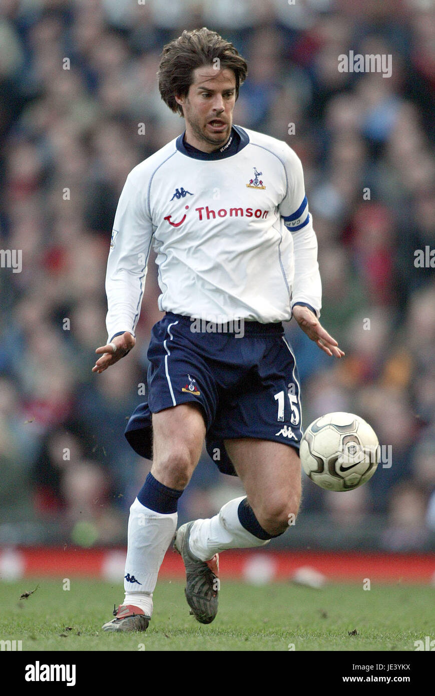JAMIE REDKNAPP TOTTENHAM HOTSPUR FC OLD TRAFFORD MANCHESTER ENGLAND 20 ...