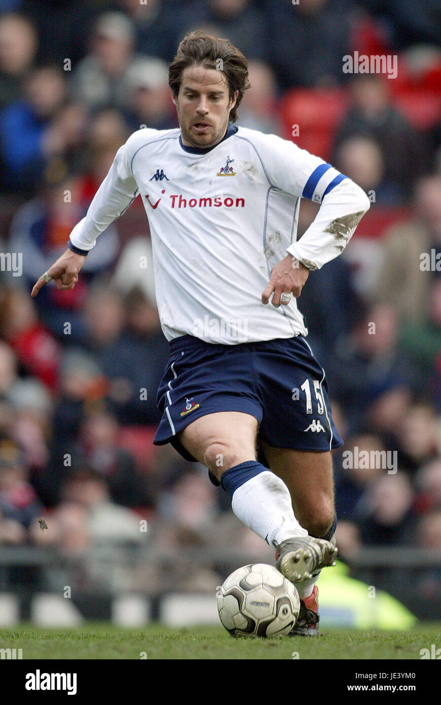 JAMIE REDKNAPP TOTTENHAM HOTSPUR FC OLD TRAFFORD MANCHESTER ENGLAND 20 ...