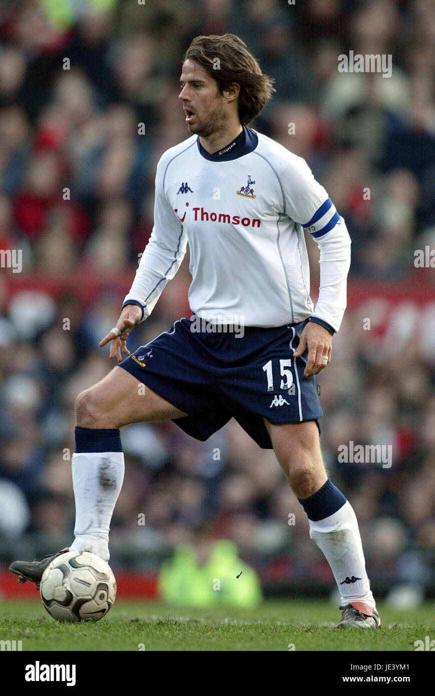 JAMIE REDKNAPP TOTTENHAM HOTSPUR FC OLD TRAFFORD MANCHESTER ENGLAND 20 ...