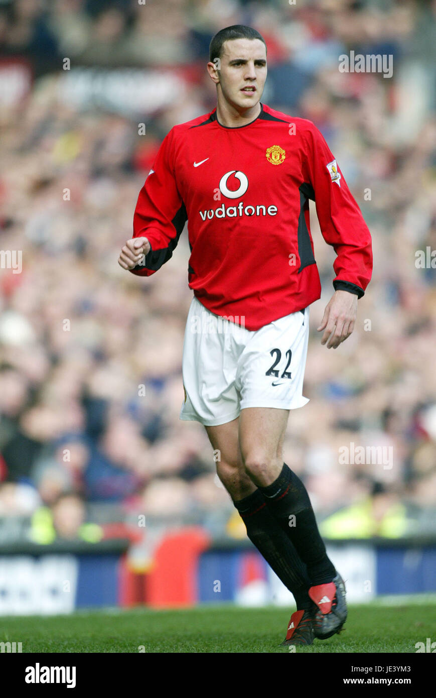 JOHN O'SHEA MANCHESTER UNITED FC OLD TRAFFORD MANCHESTER ENGLAND 20 ...