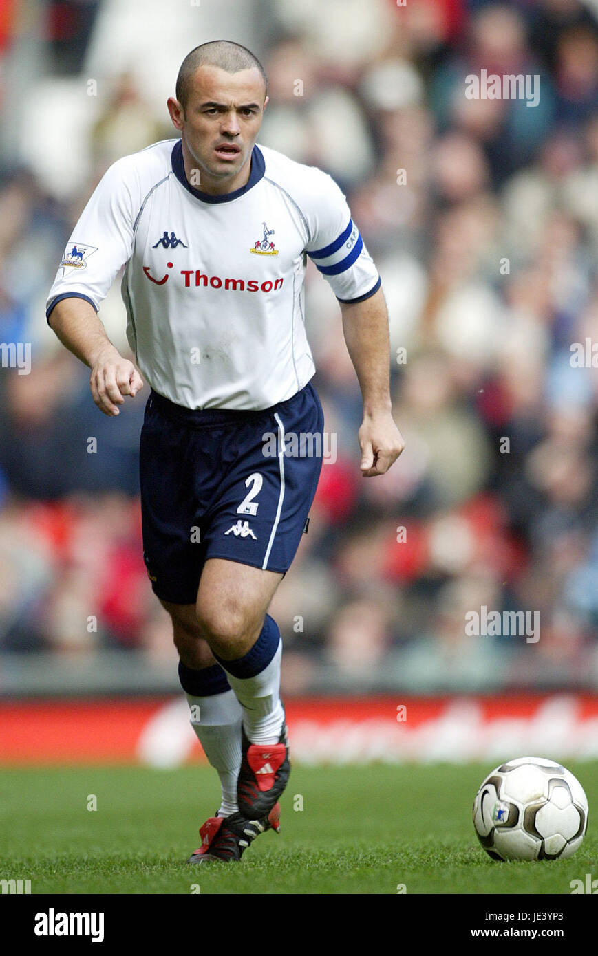 STEPHEN CARR TOTTENHAM HOTSPUR FC OLD TRAFFORD MANCHESTER ENGLAND 20 ...