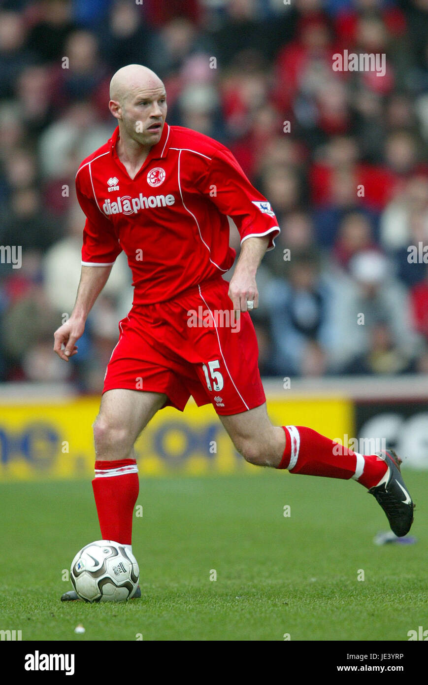 DANNY MILLS MIDDLESBROUGH FC RIVERSIDE STADIUM MIDDLESBROUGH ENGLAND 20 ...