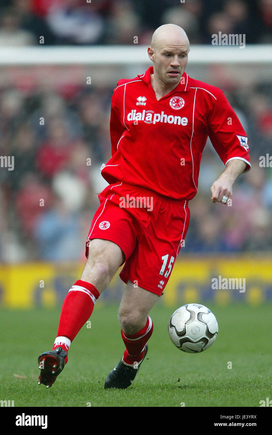 DANNY MILLS MIDDLESBROUGH FC RIVERSIDE STADIUM MIDDLESBROUGH ENGLAND 20 ...