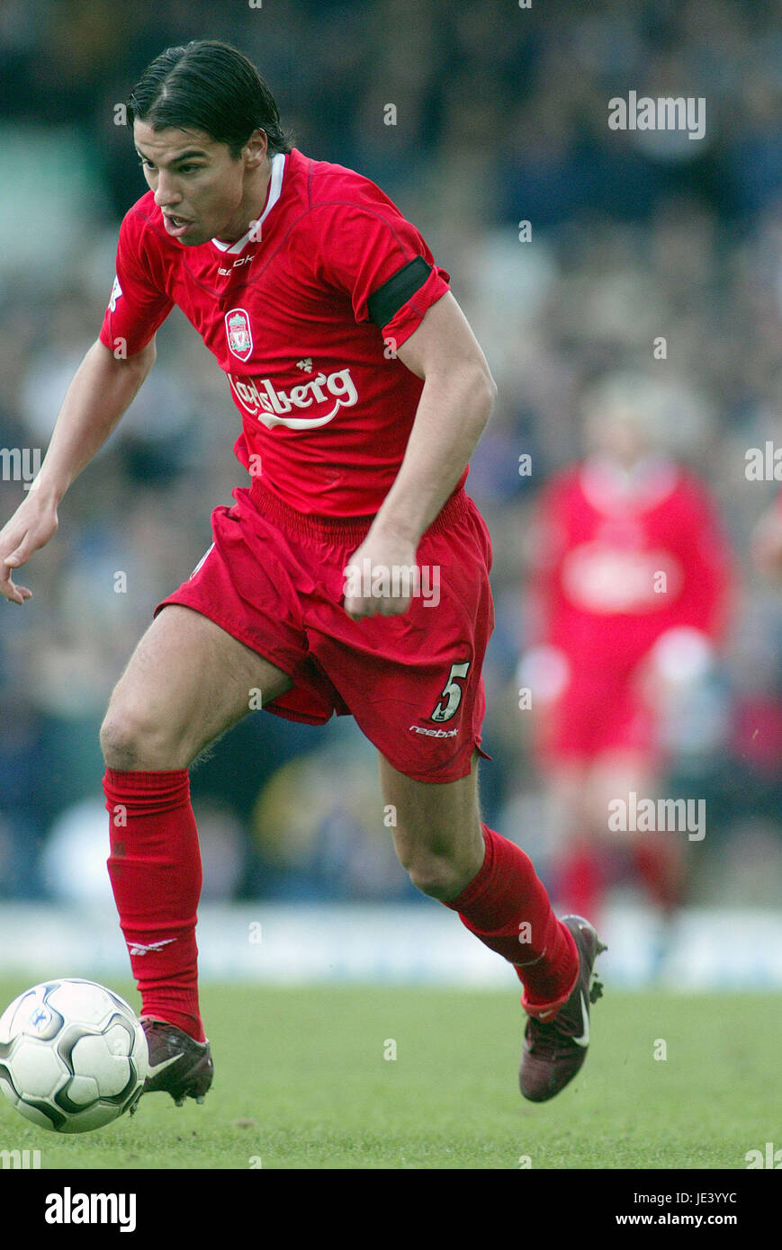 MILAN BAROS LIVERPOOL FC ELLAND ROAD LEEDS ENGLAND 29 February 2004 ...