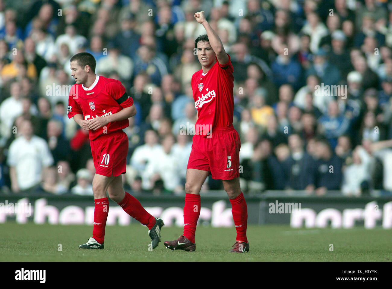 MILAN BAROS LIVERPOOL FC ELLAND ROAD LEEDS ENGLAND 29 February 2004 ...