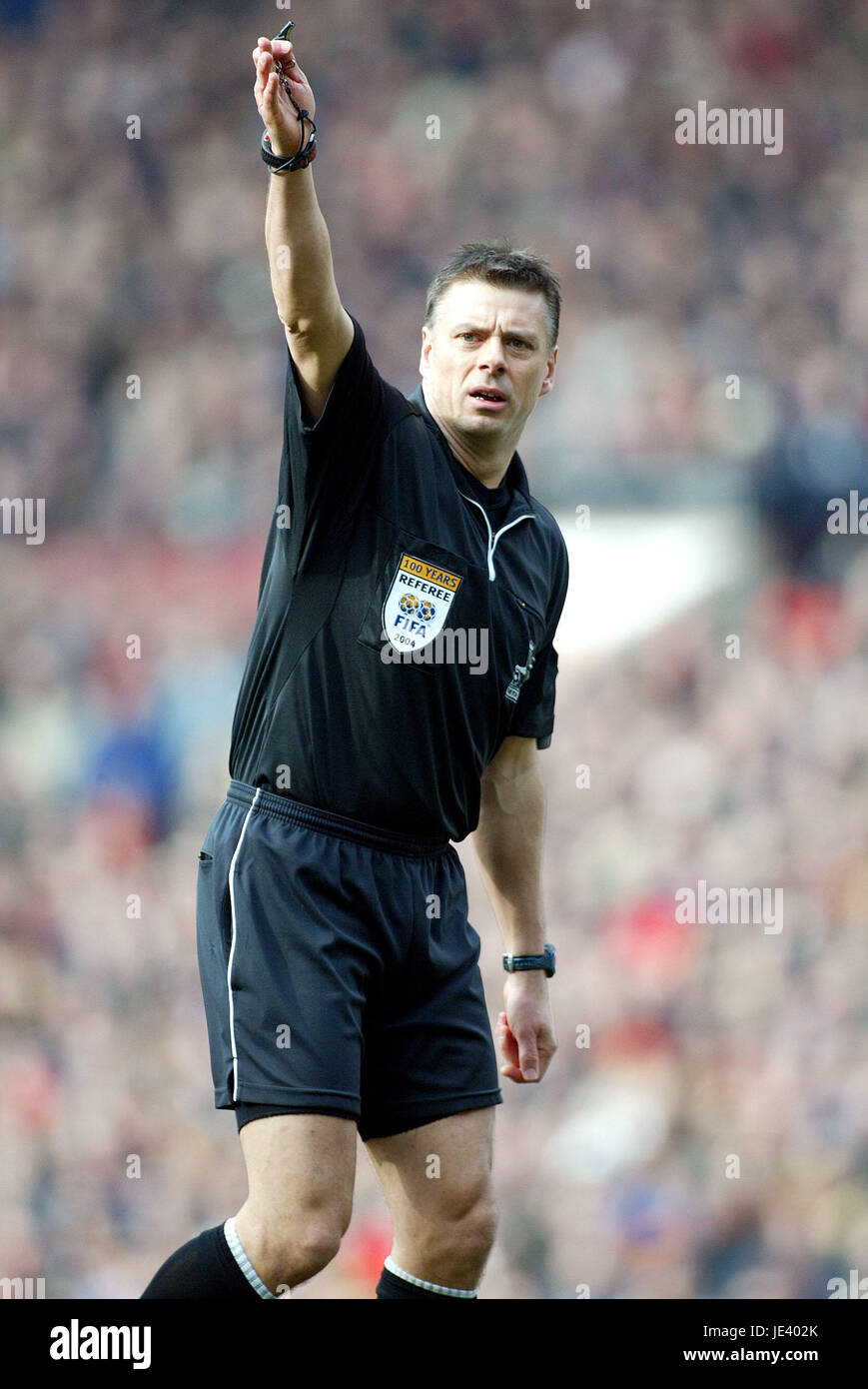 Football referee mark halsey hi-res stock photography and images - Alamy
