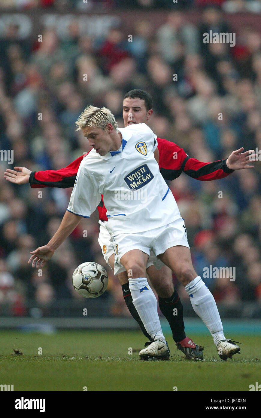 ALAN SMITH & JOHN O'SHEA MANCHESTER UTD V LEEDS UTD OLD TRAFFORD ...
