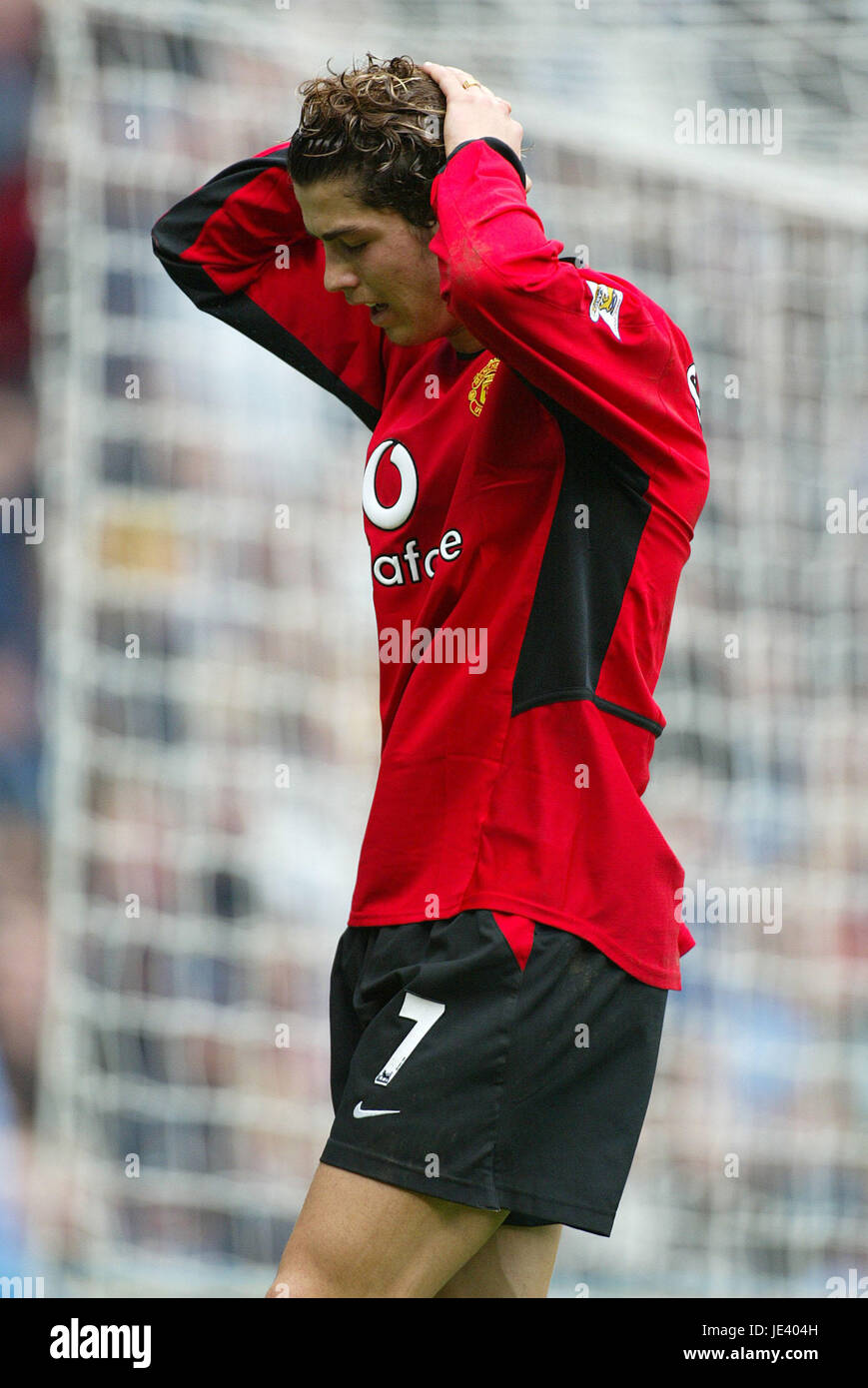 CRISTIANO RONALDO MANCHESTER UNITED FC SPORTS CITY MANCHESTER ENGLAND ...