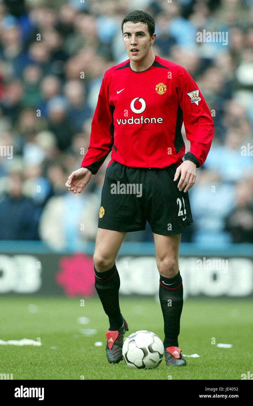 JOHN O'SHEA MANCHESTER UNITED FC SPORTS CITY MANCHESTER ENGLAND 14 ...