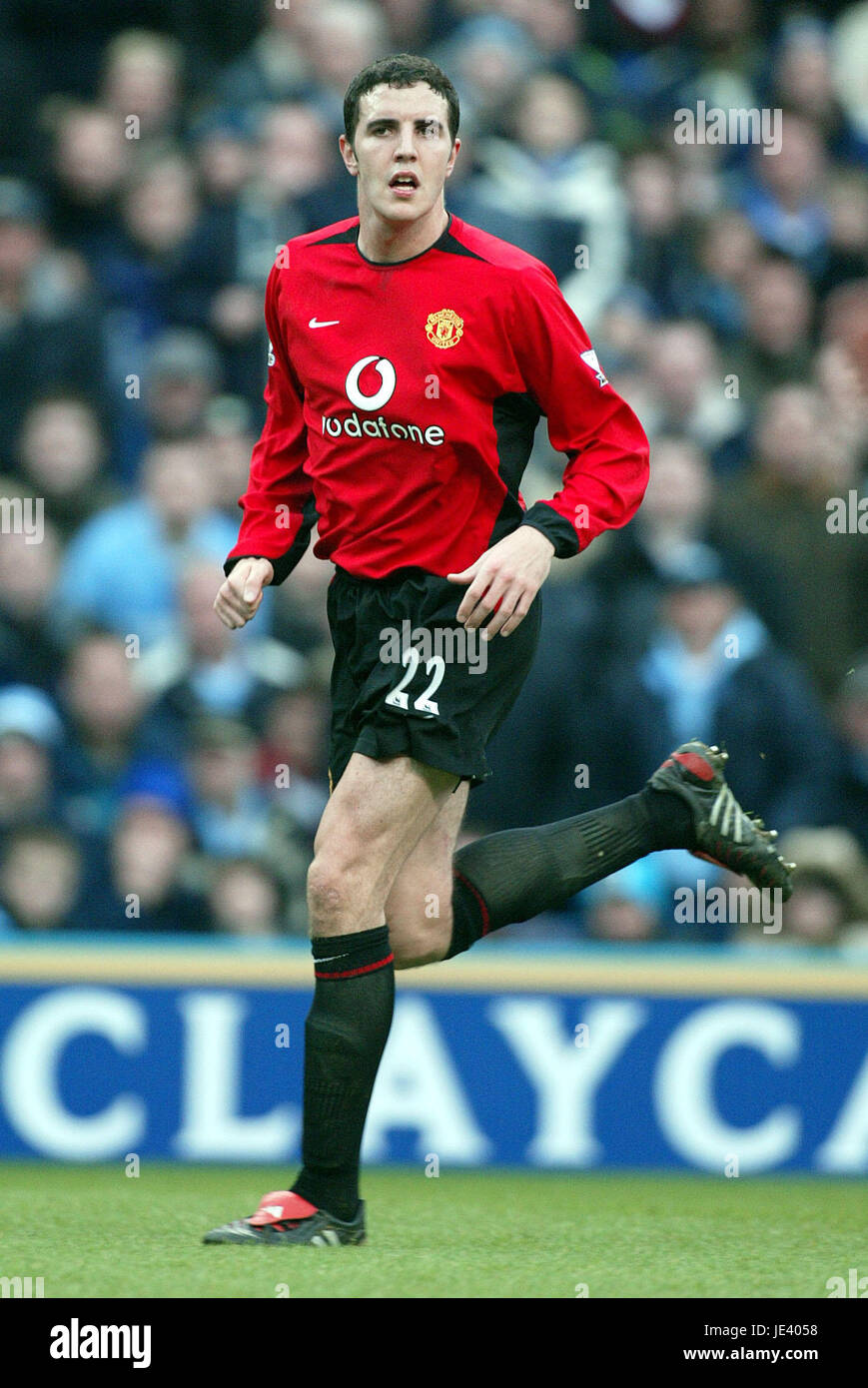 JOHN O'SHEA MANCHESTER UNITED FC SPORTS CITY MANCHESTER ENGLAND 14 ...