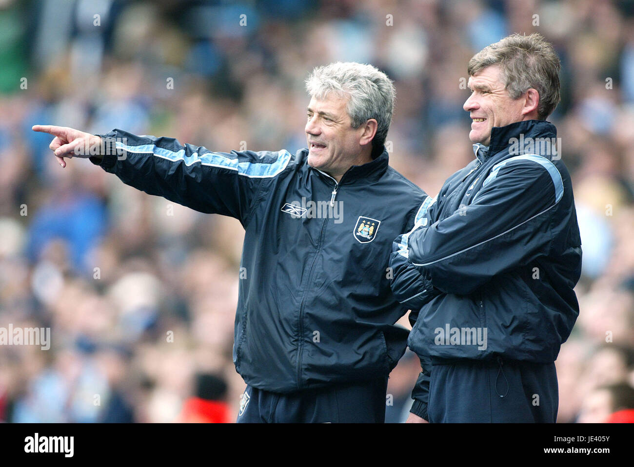 KEVIN KEEGAN & D FAZACKERLEY MANCHESTER CITY MANAGERS SPORTS CITY ...