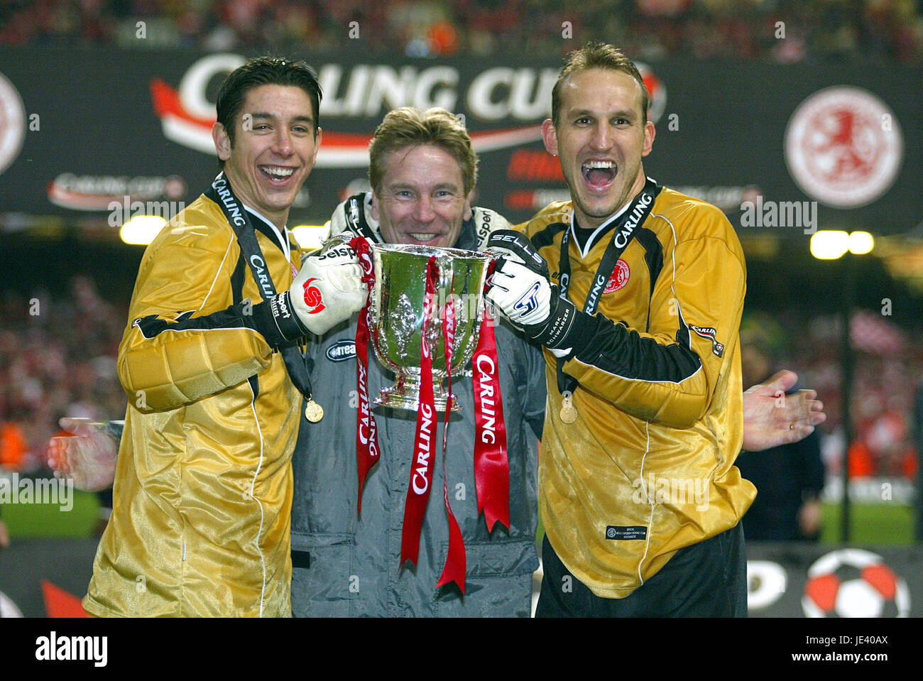 MARK SCHWARZER & SAM RUSSELL BOLTON V MIDDLESBROUGH MILLENNIUM STADIUM ...