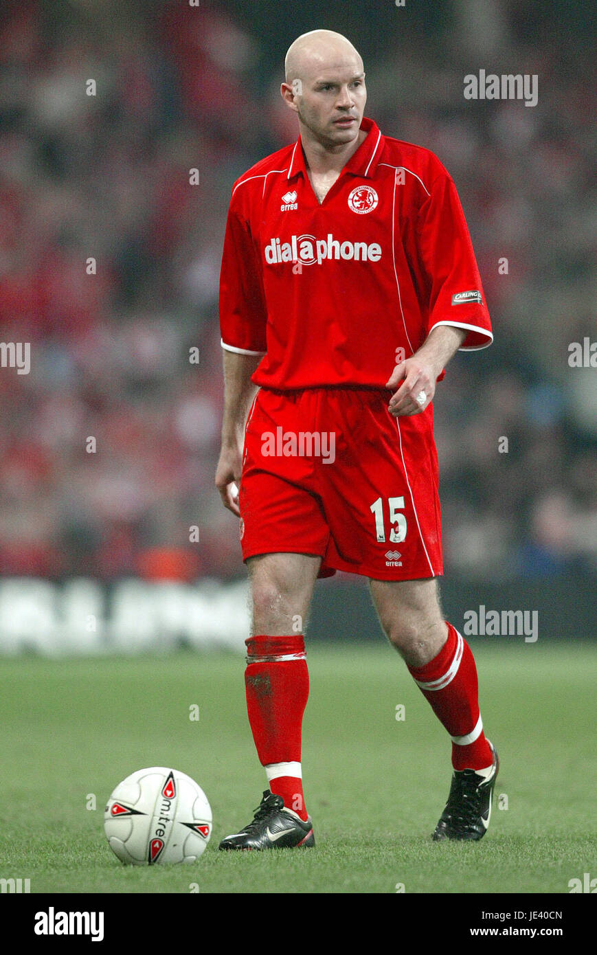DANNY MILLS MIDDLESBROUGH FC MILLENNIUM STADIUM CARDIFF WALES 29 ...