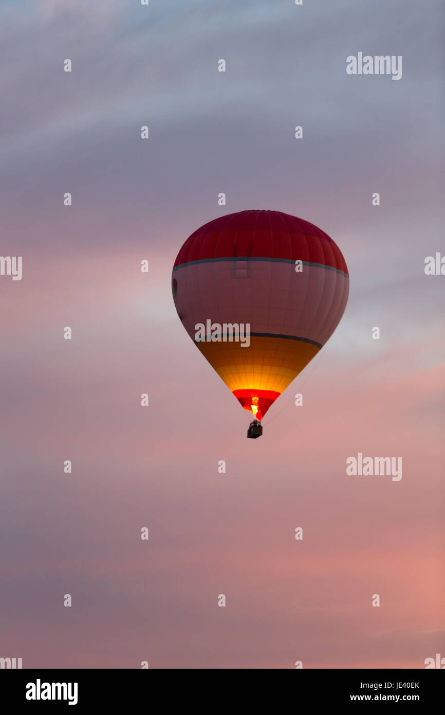 Hot Air Baloon over Cappadocia at sunrise. Turkey Stock Photo - Alamy