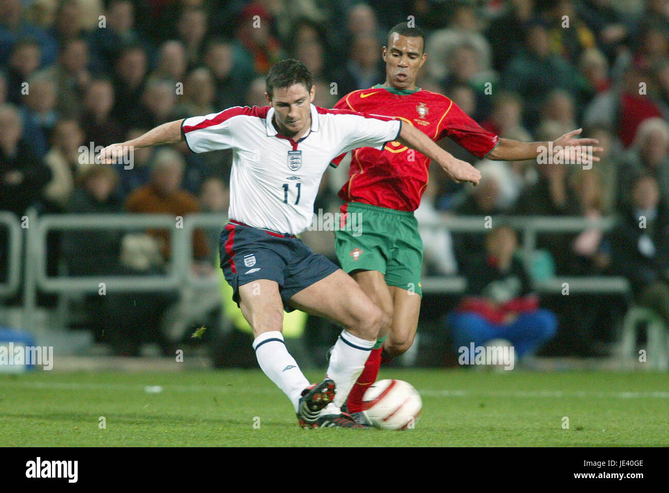 FRANK LAMPARD & COSTINHA PORTUGAL V ENGLAND ESTADIO ALGARVE FARO ...