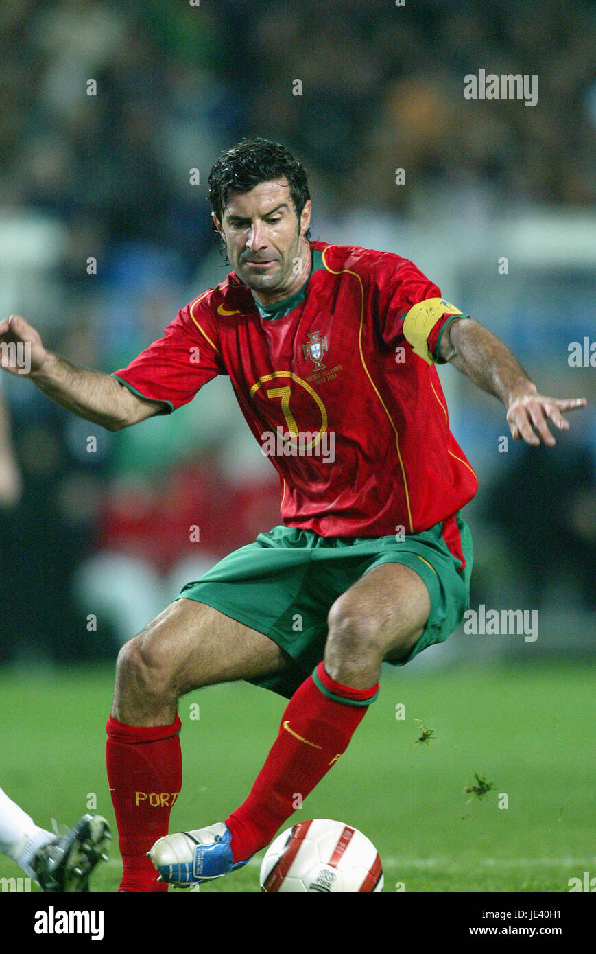 LUIS FIGO PORTUGAL & REAL MADRID CF ESTADIO ALGARVE FARO PORTUGAL 18 ...