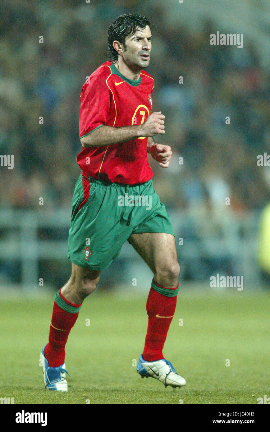 LUIS FIGO PORTUGAL & REAL MADRID CF ESTADIO ALGARVE FARO PORTUGAL 18 ...