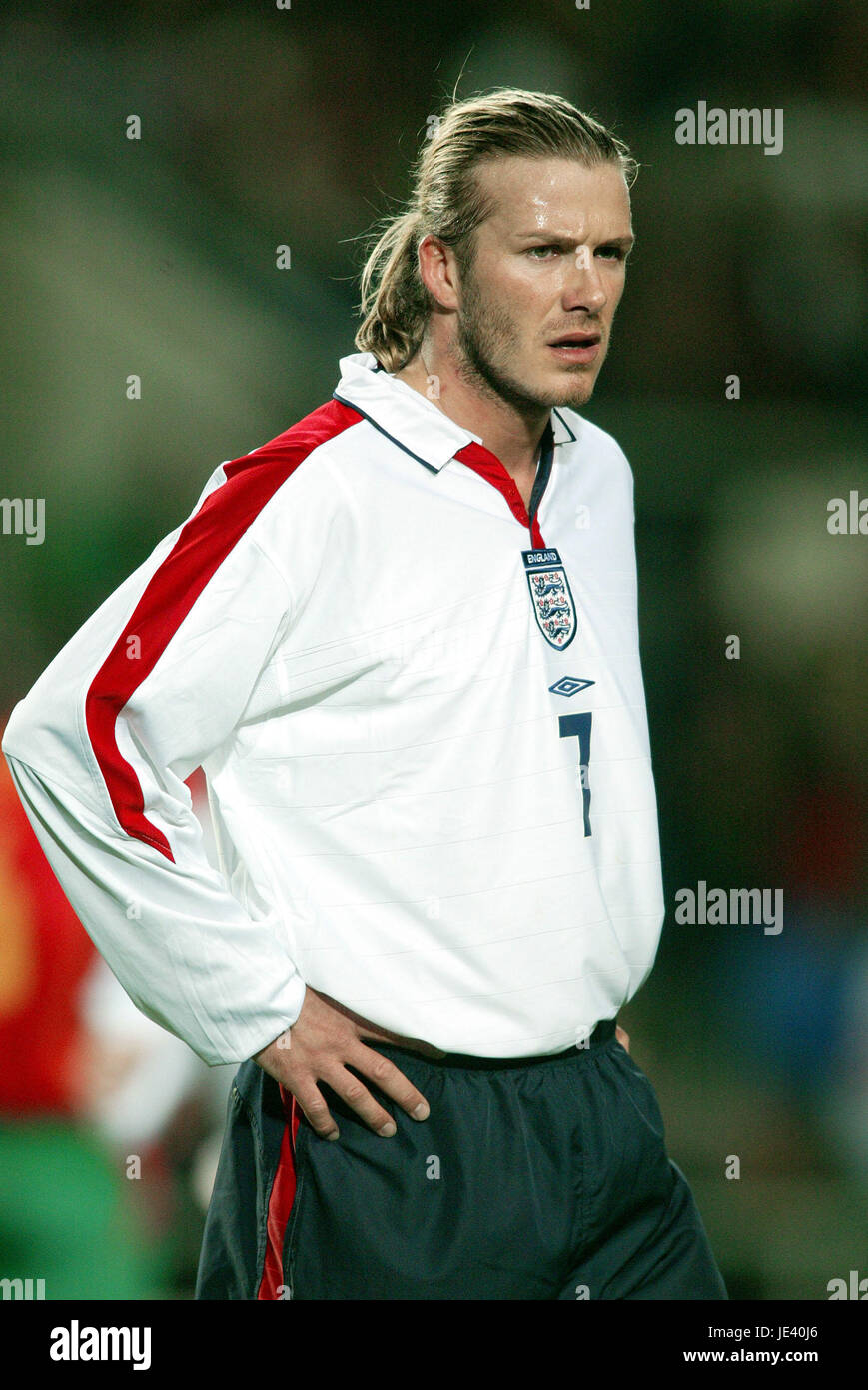 DAVID BECKHAM ENGLAND & REAL MADRID CF ESTADIO ALGARVE FARO PORTUGAL 18 ...
