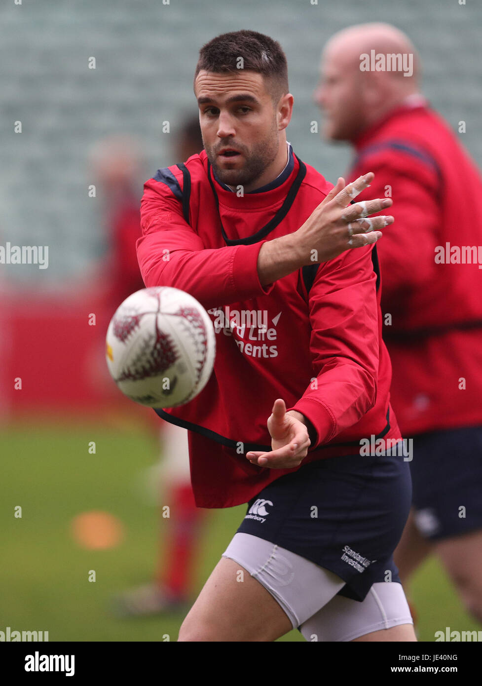 British and Irish Lions Conor Murray during the training session at the ...