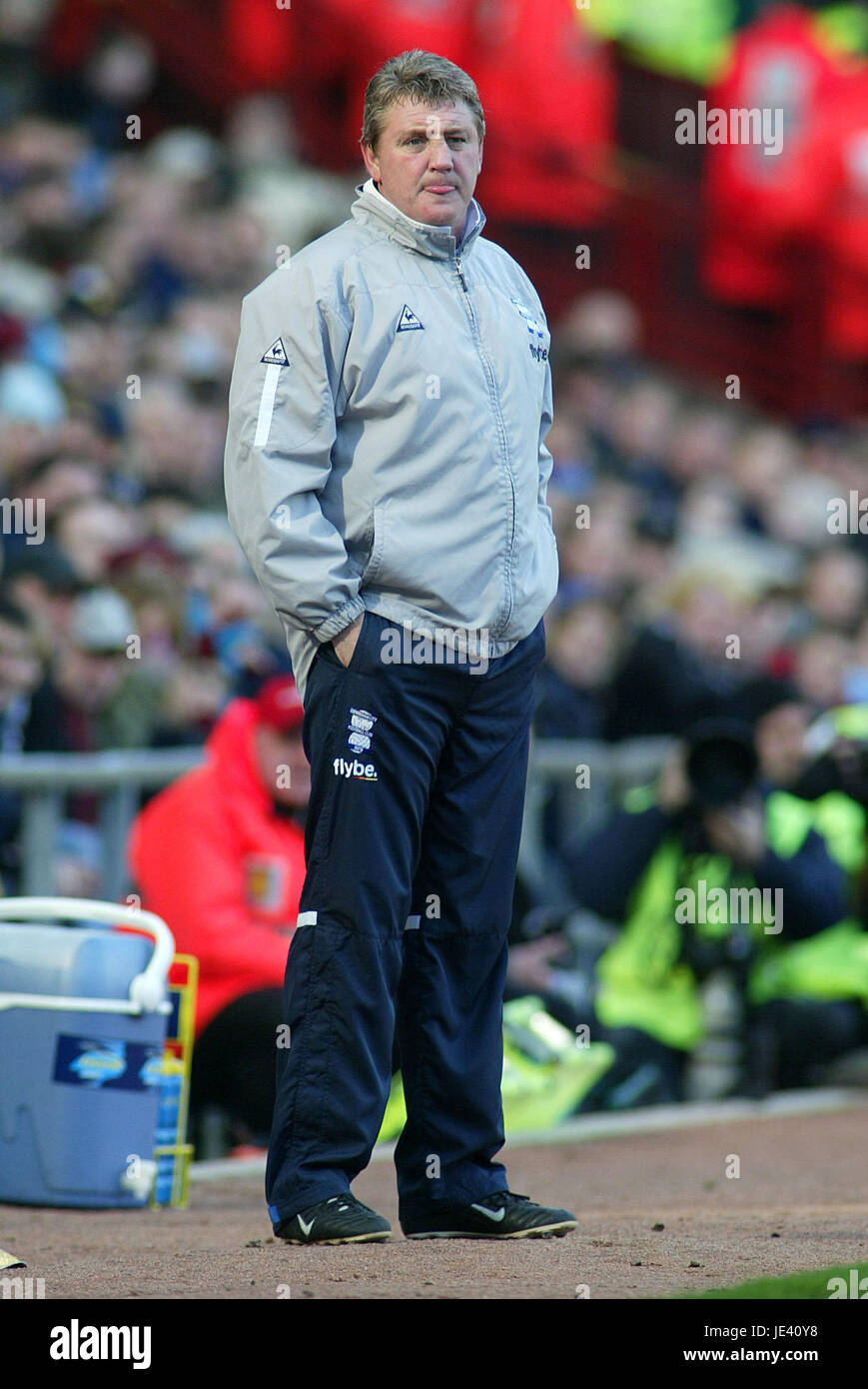STEVE BRUCE BIRMINGHAM CITY FC MANAGER VILLA PARK BIRMINGHAM ENGLAND 22 ...