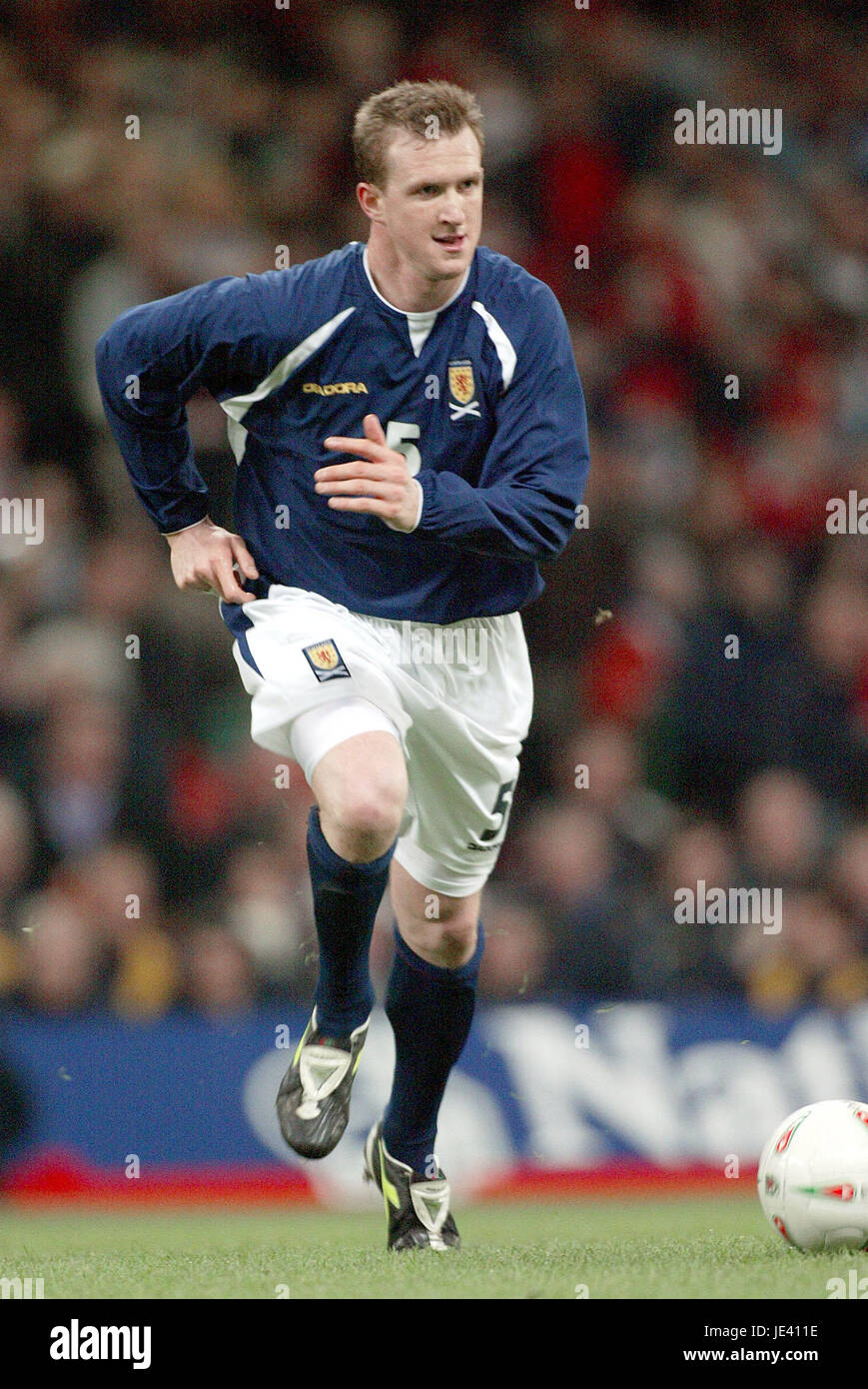 STEVEN CALDWELL SCOTLAND & NEWCASTLE UTD MILLENIUM STADIUM CARDIFF ...