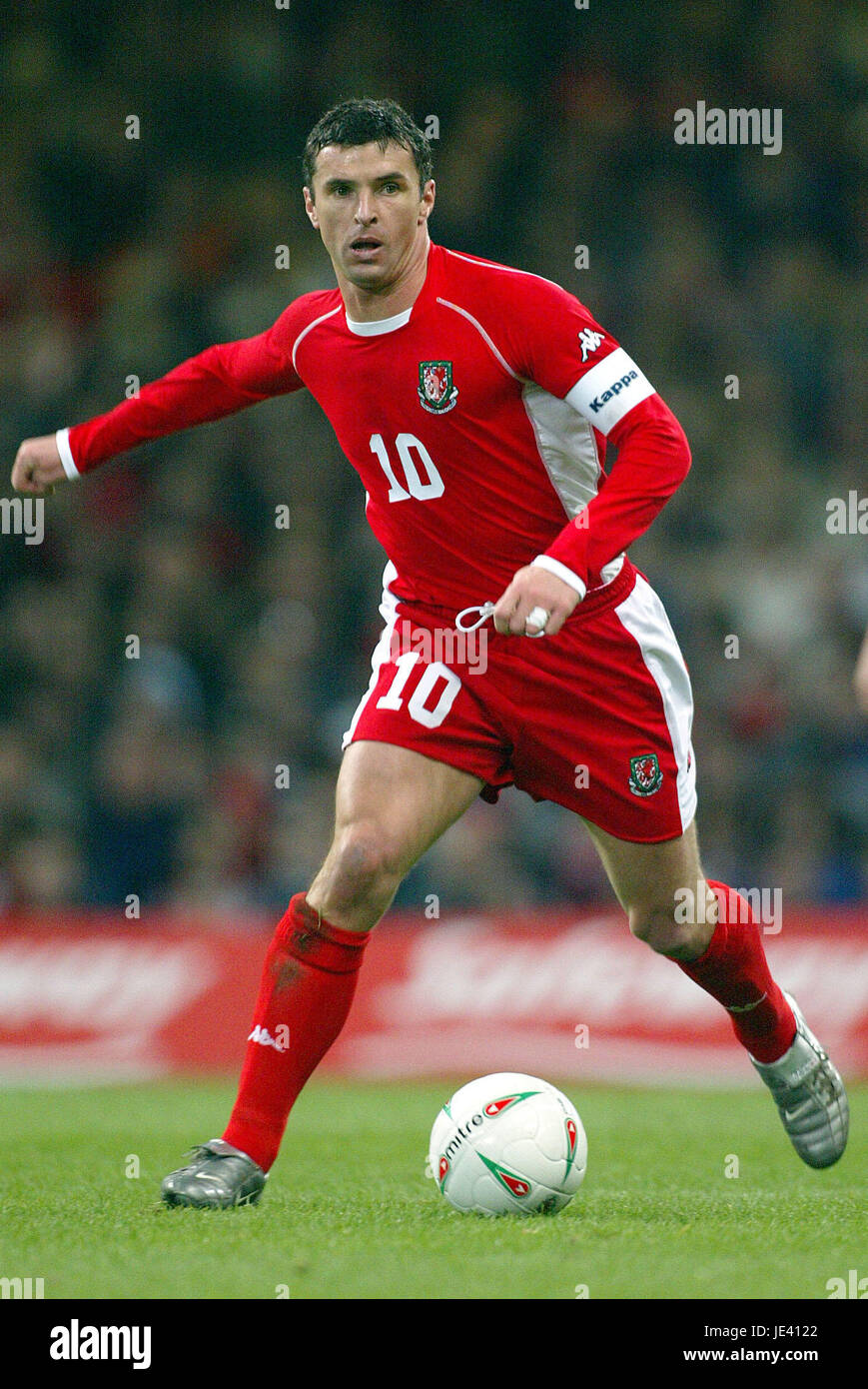 GARY SPEED WALES & NEWCASTLE UNITED FC MILLENIUM STADIUM CARDIFF WALES ...