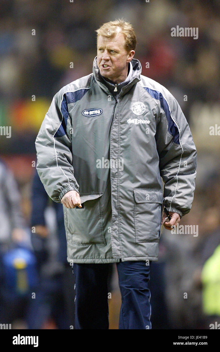 STEVE MCCLAREN MIDDLESBROUGH FC MANAGER OLD TRAFFORD MANCHESTER ENGLAND ...