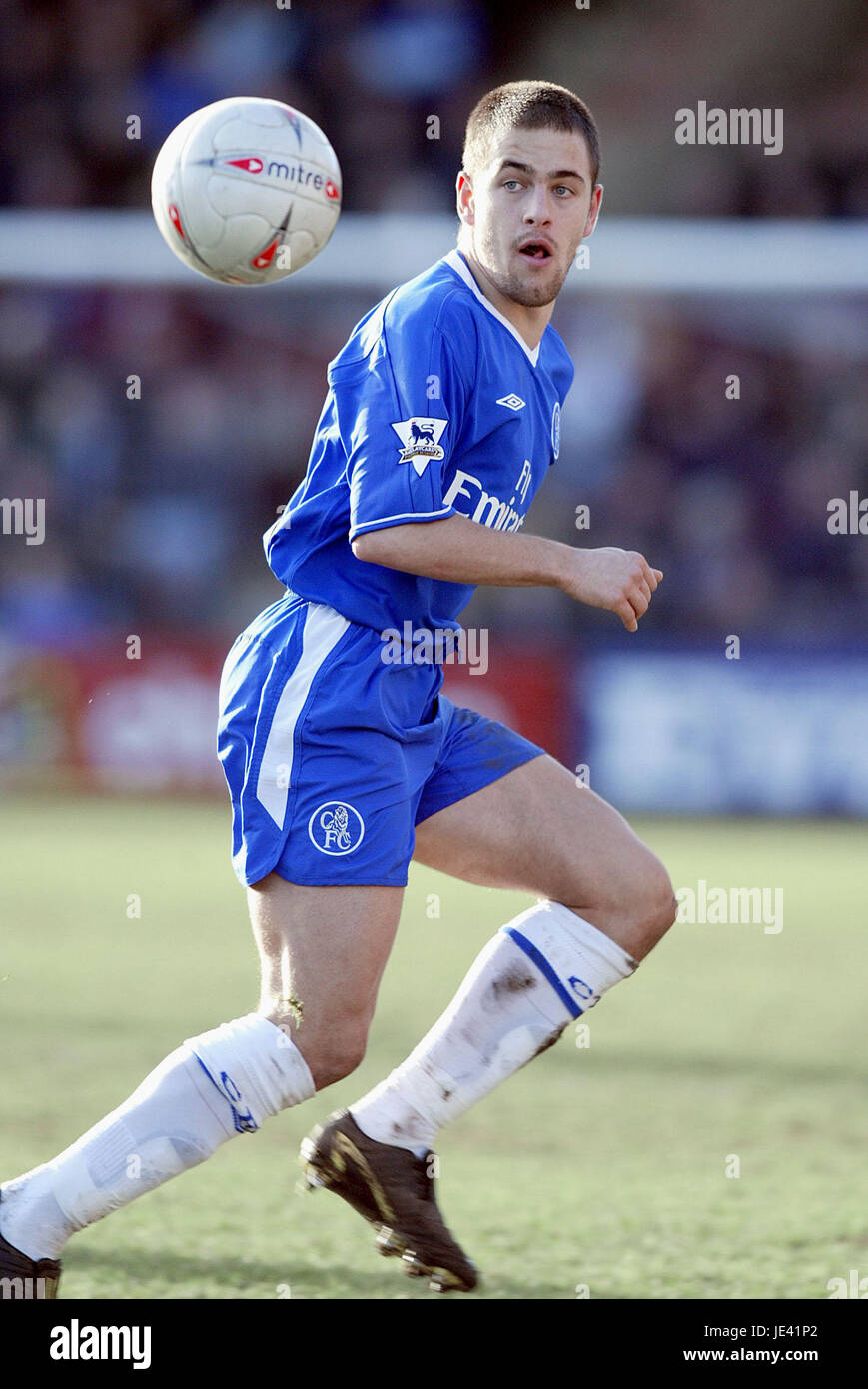 JOE COLE CHELSEA FC MCCAINS STADIUM SCARBOROUGH ENGLAND 24 January 2004 ...