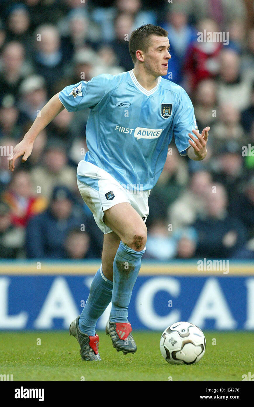 JOEY BARTON MANCHESTER CITY FC CITY OF MANCHESTER STADIUM MANCHESTER ...