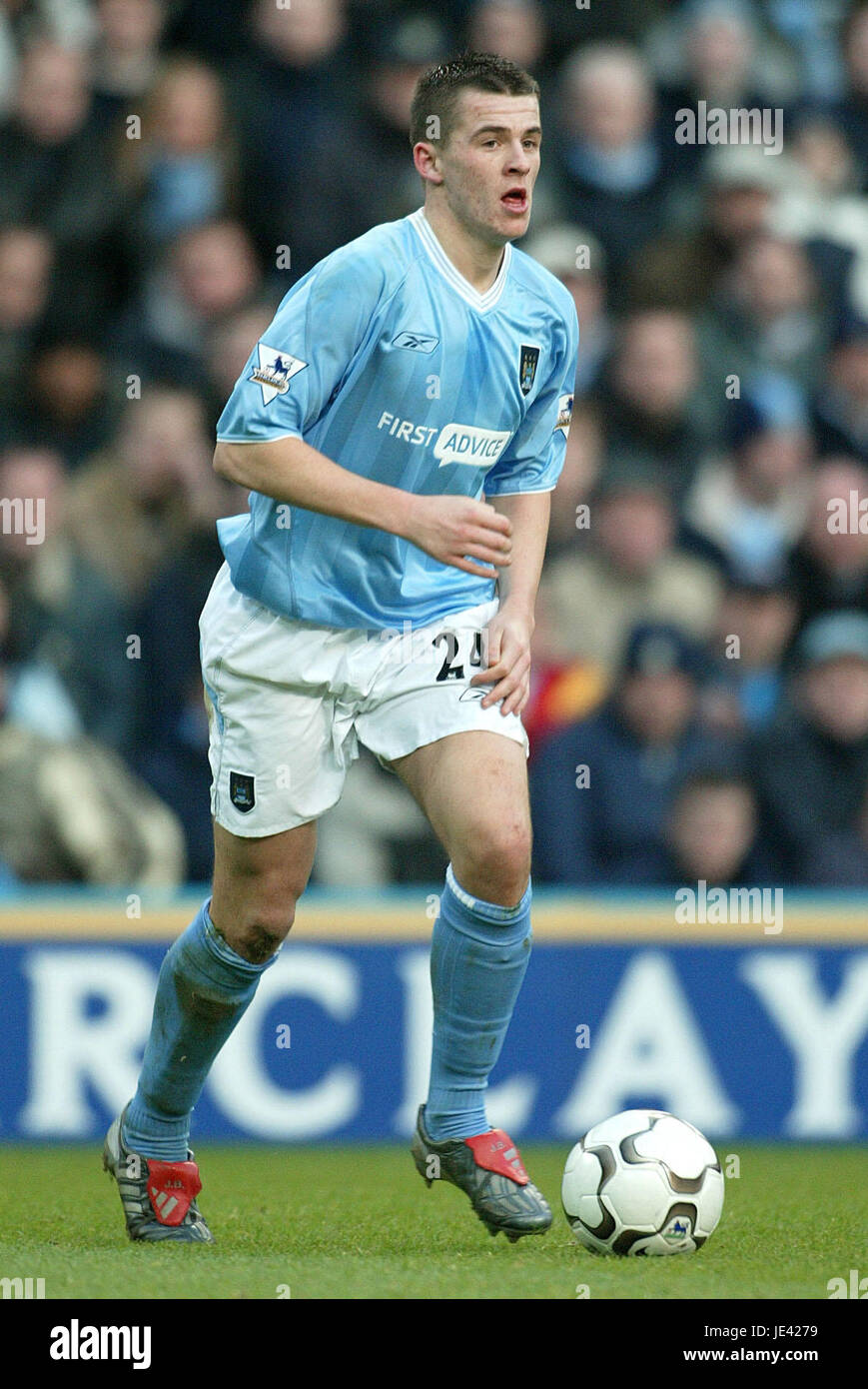 JOEY BARTON MANCHESTER CITY FC CITY OF MANCHESTER STADIUM MANCHESTER ...