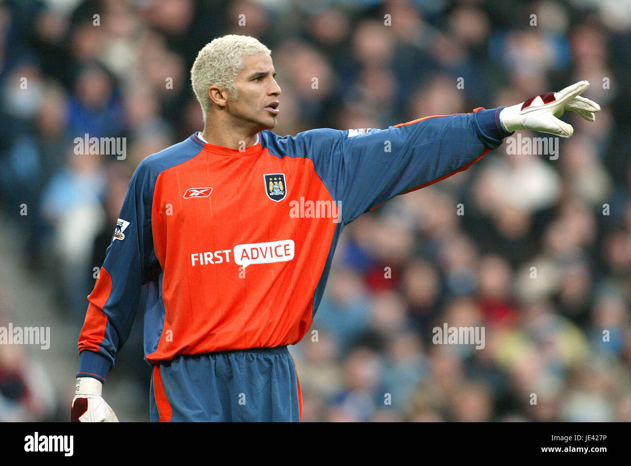 DAVID JAMES MANCHESTER CITY FC CITY OF MANCHESTER STADIUM MANCHESTER ...