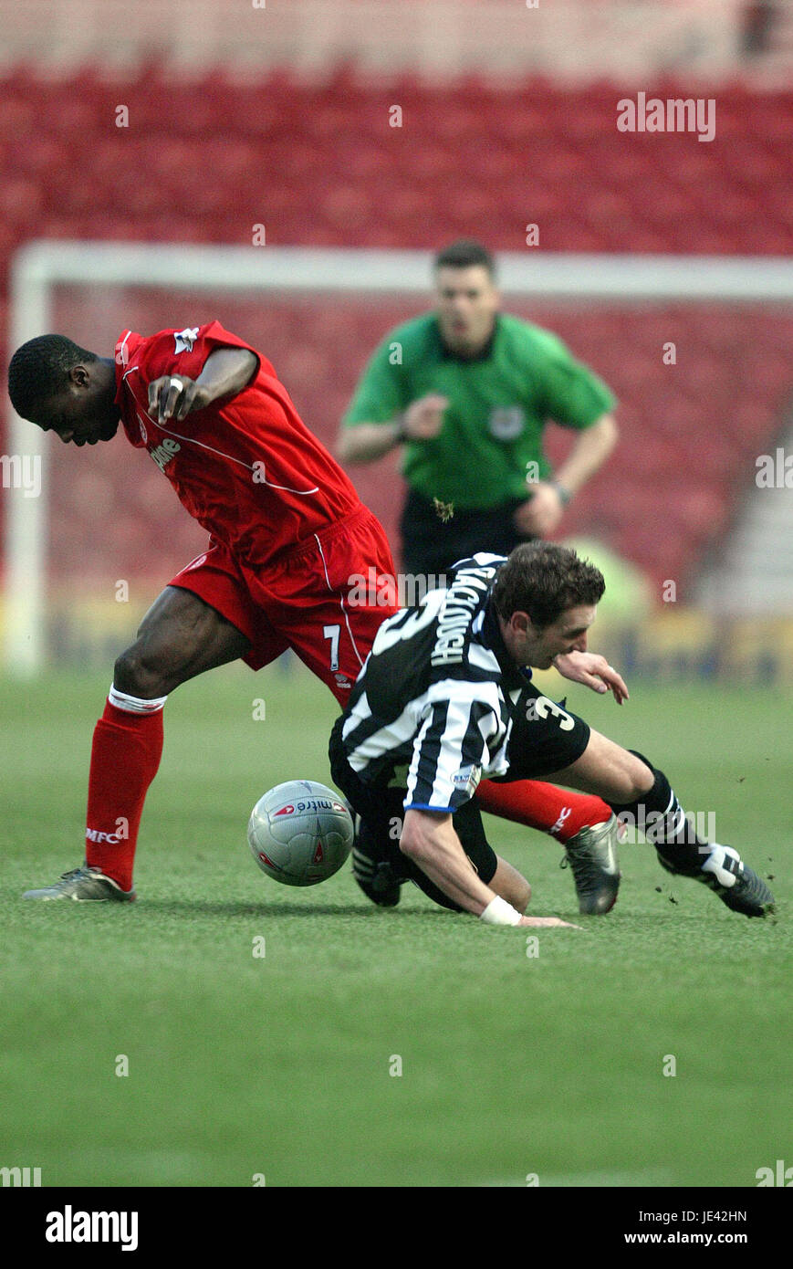GEORGE BOATENG IAN BARACLOUGH MIDDLESBROUGH V NOTTS COUNTY RIVERSIDE ...